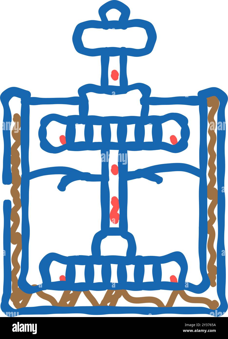 ore processing mining icon doodle illustration Stock Vector Image & Art ...