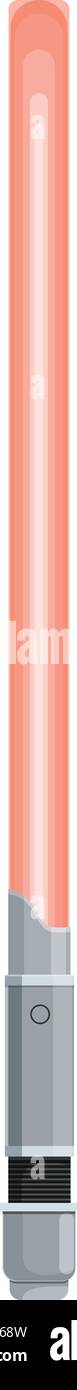 Red lightsaber glowing in the dark, futuristic weapon from a galaxy far ...