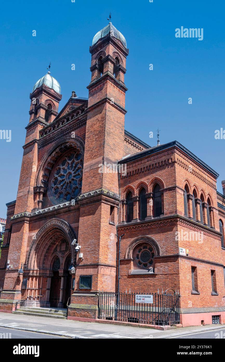 London, England - 05-20-2024: The New West End Synagogue, located next ...