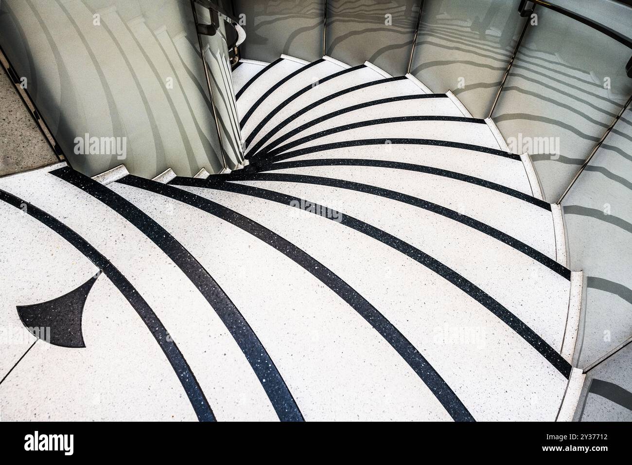 London, England - 05-20-2024: Spirol staircase at the Tate Britain art ...