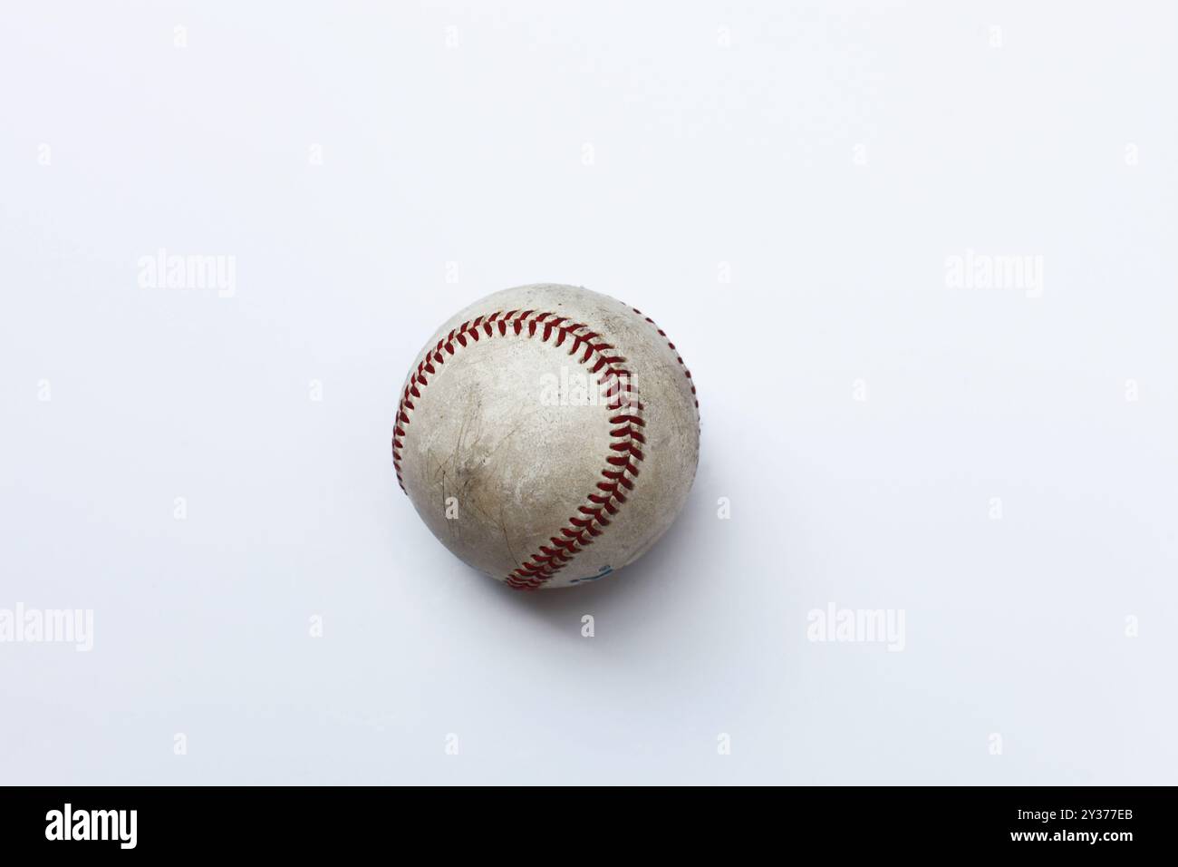 Baseball isolated on white background Stock Photo - Alamy