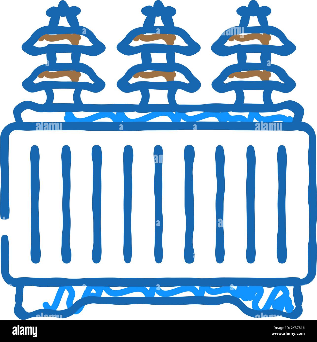 transformer electric icon doodle illustration Stock Vector Image & Art ...