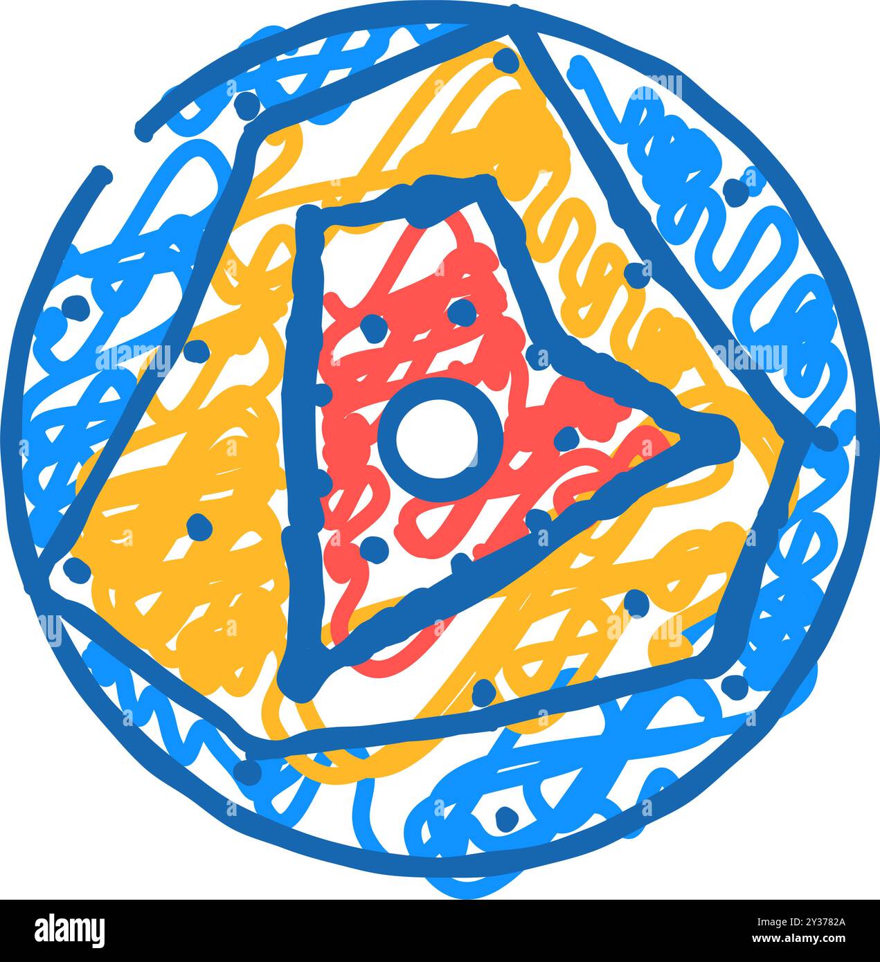 radar risk icon doodle illustration Stock Vector Image & Art - Alamy