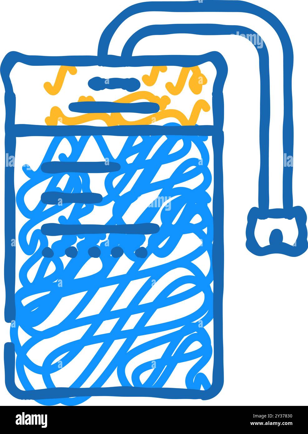 lithium ion battery icon doodle illustration Stock Vector Image & Art ...