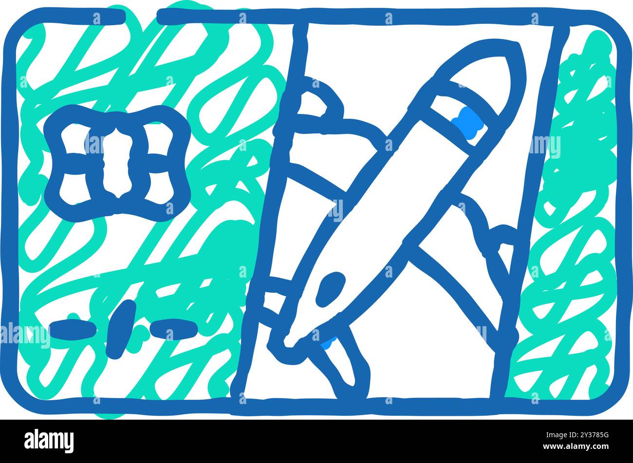 airline miles bank payment icon doodle illustration Stock Vector Image ...