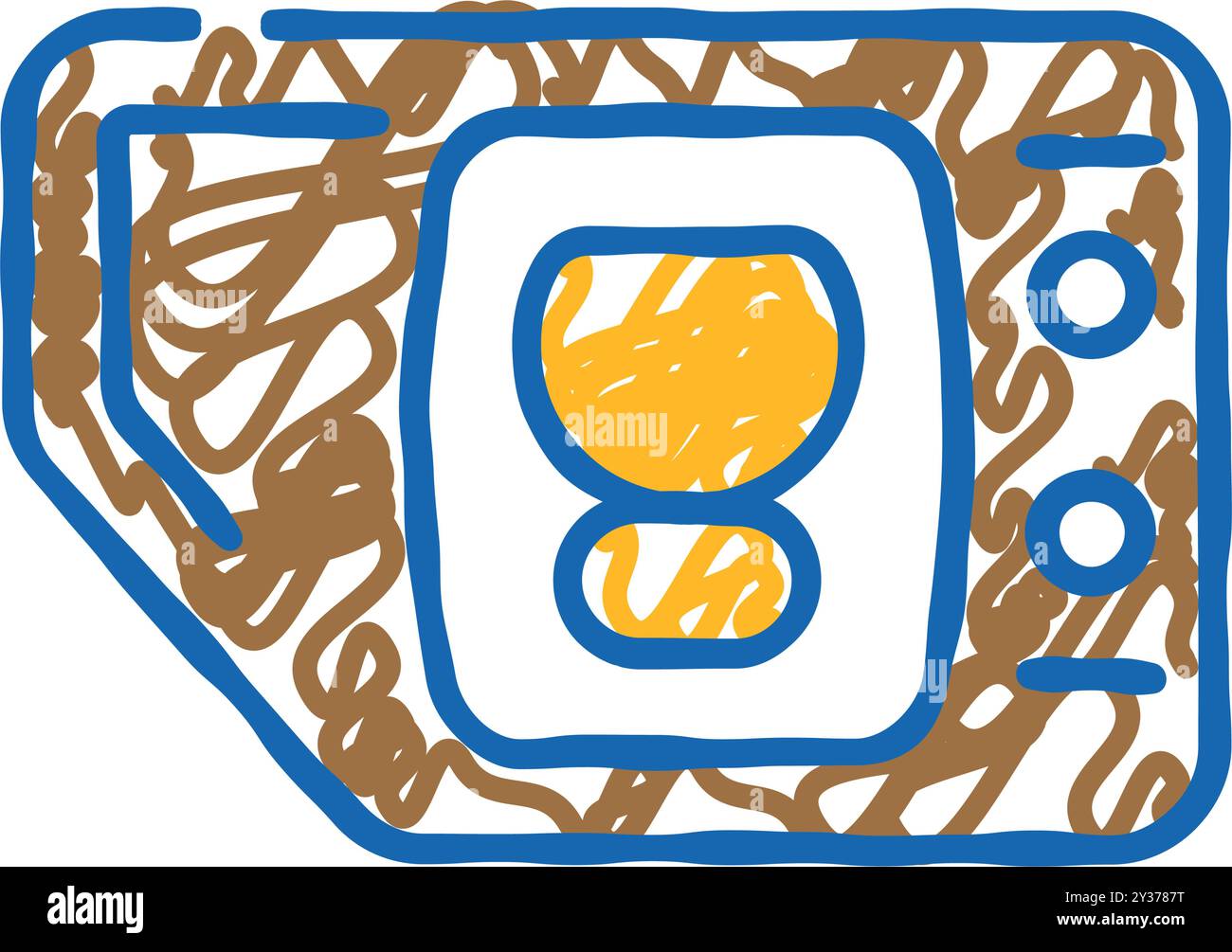 charging port electric icon doodle illustration Stock Vector Image ...