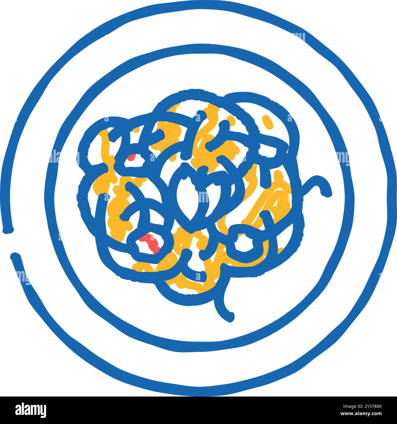 Vegetarian pasta salad italian Stock Vector Images - Alamy