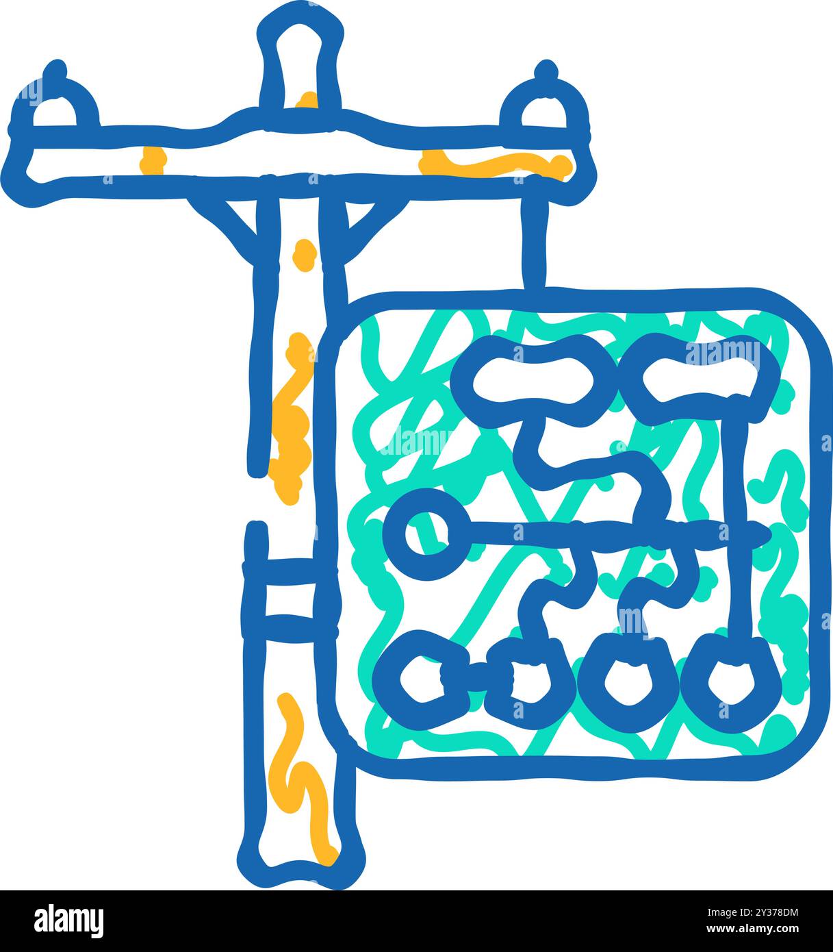 microgrids electric icon doodle illustration Stock Vector Image & Art ...