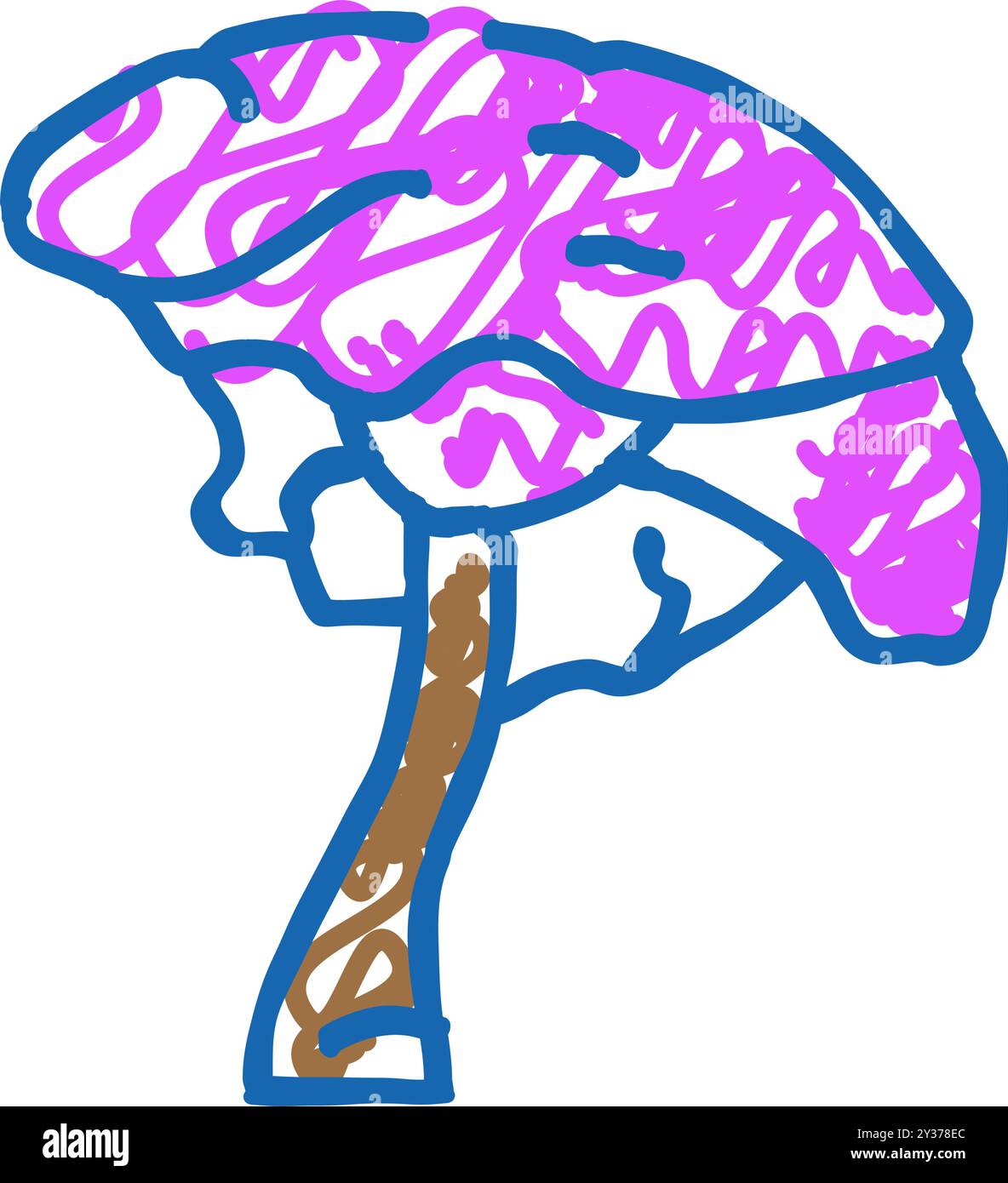 ipe jungle amazon icon doodle illustration Stock Vector Image & Art - Alamy