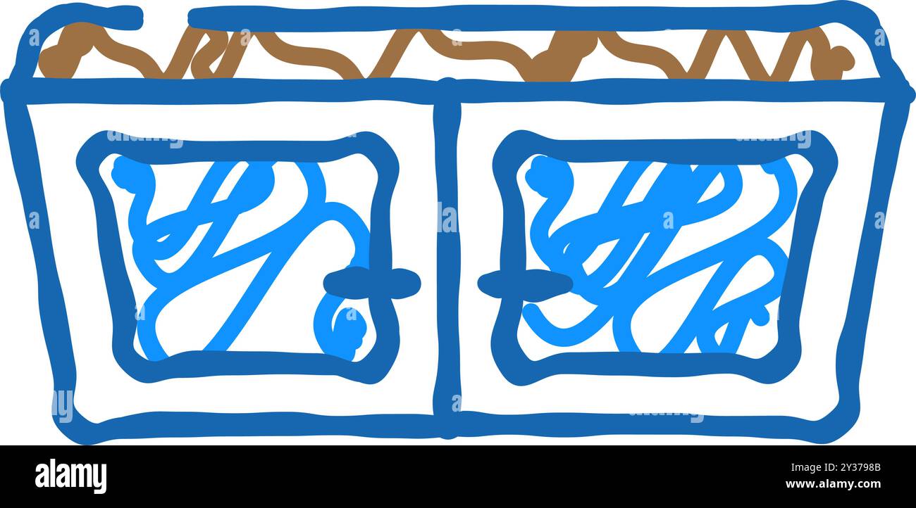 window top view icon doodle illustration Stock Vector Image & Art - Alamy