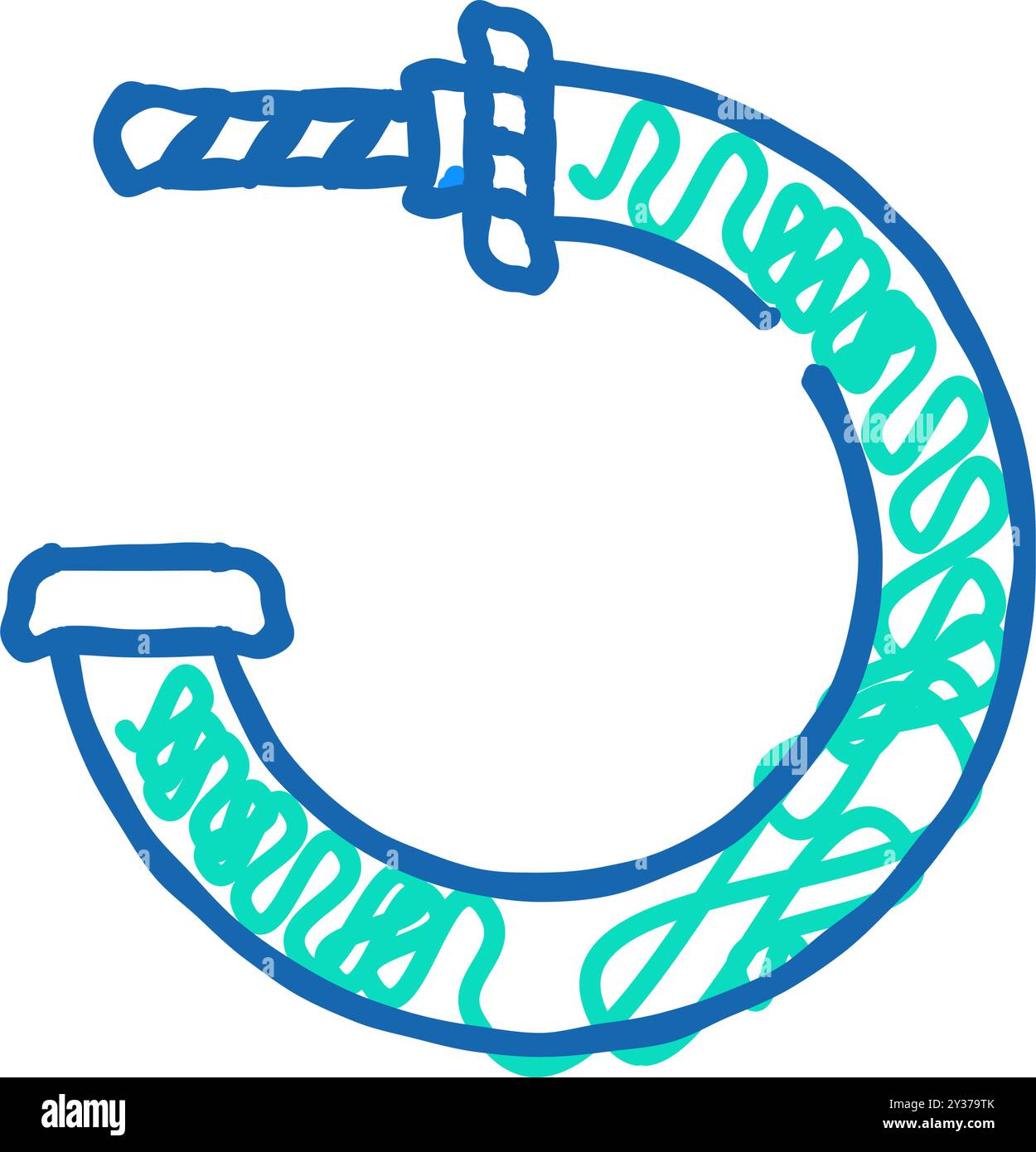 ear cuff jewelry icon doodle illustration Stock Vector Image & Art - Alamy