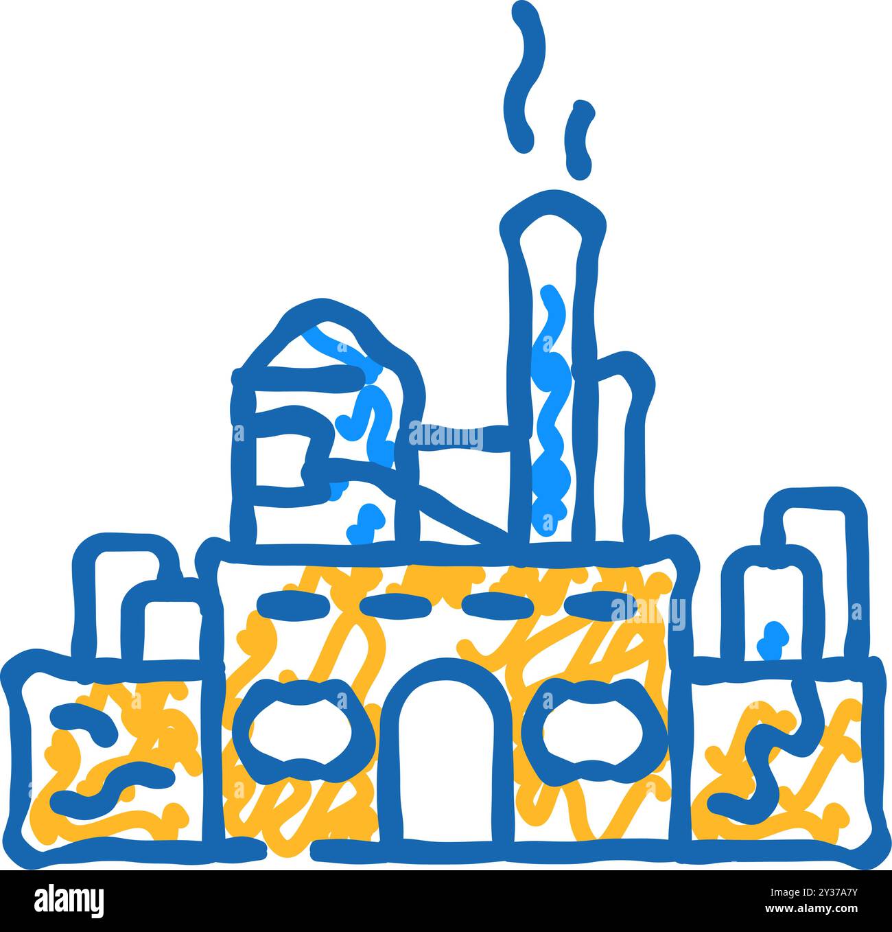 pulp mill paper icon doodle illustration Stock Vector Image & Art - Alamy