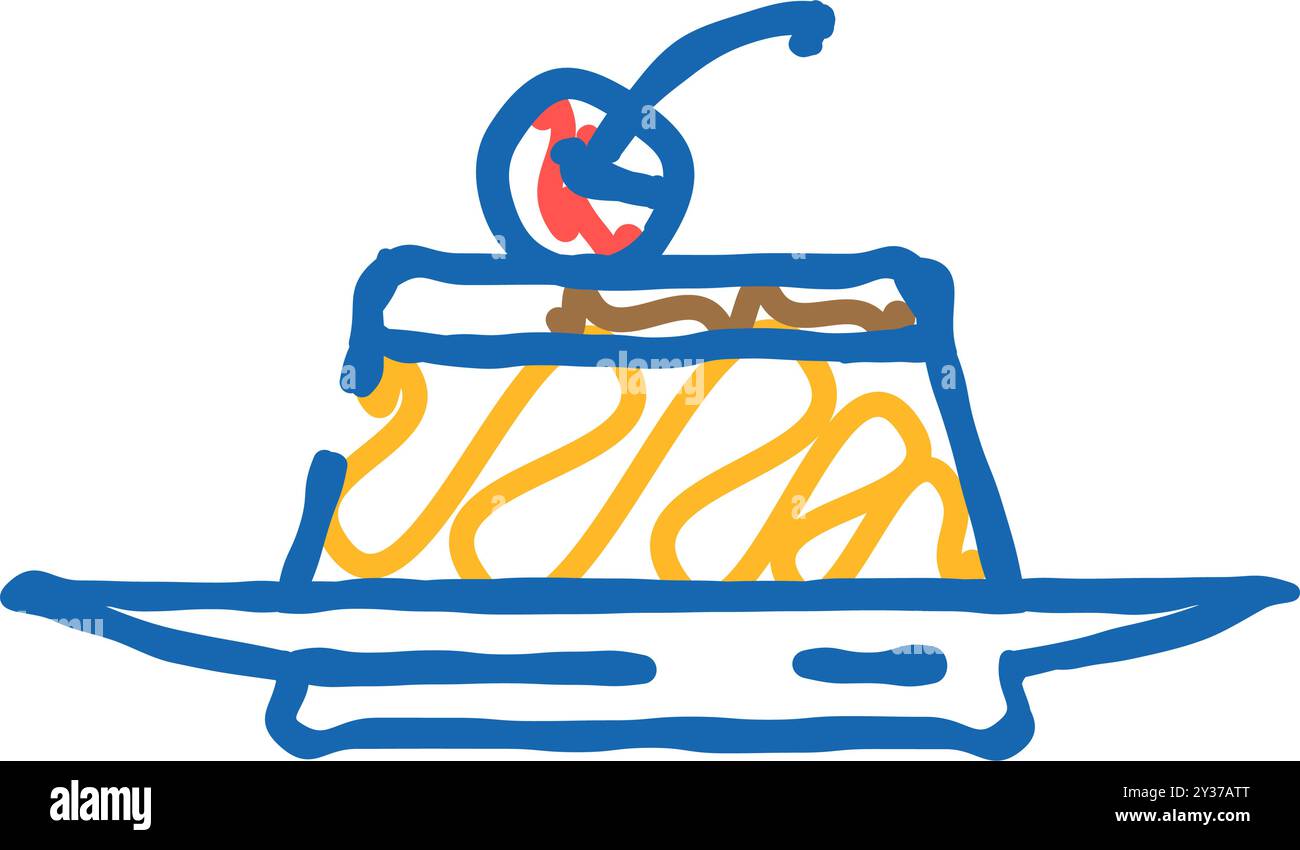 Buffet table spanish food Stock Vector Images - Alamy