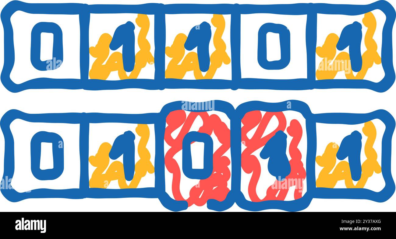 genetic algorithm icon doodle illustration Stock Vector Image & Art - Alamy