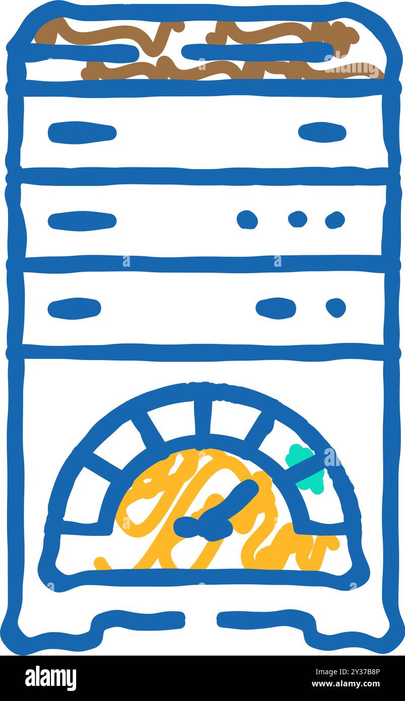 database performance icon doodle illustration Stock Vector Image & Art ...