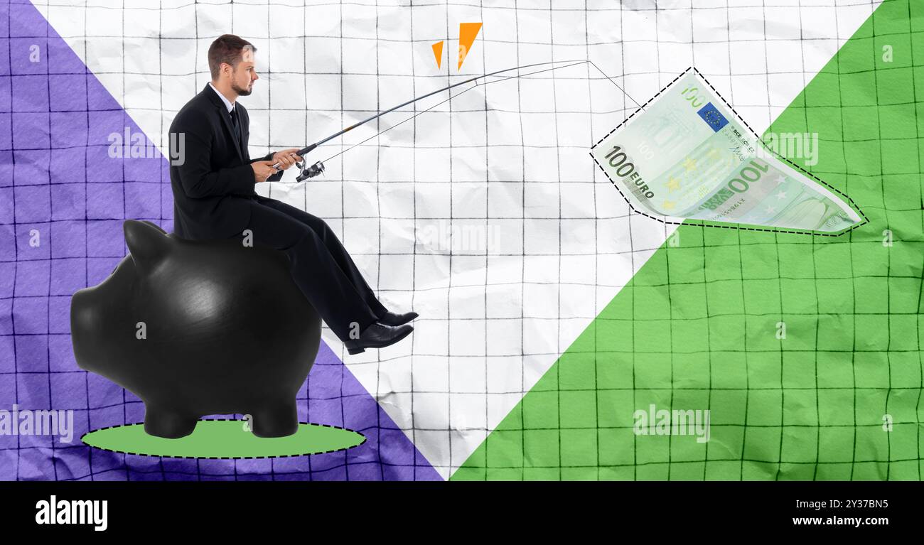 Freelancer paper currency sitting hi-res stock photography and images ...