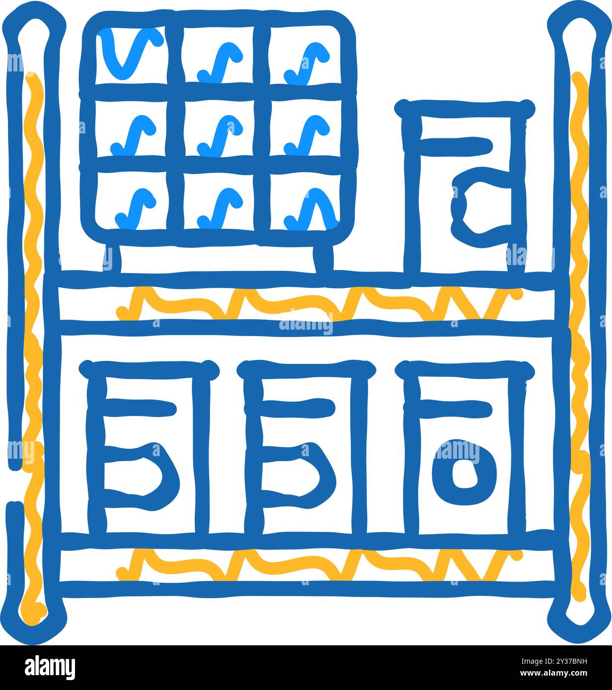 chemical storage energy icon doodle illustration Stock Vector Image ...