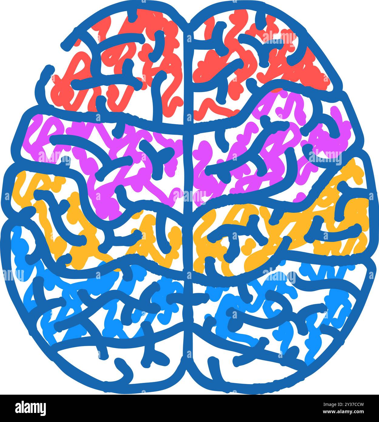 brain mapping neuroscience neurology icon doodle illustration Stock ... brain mapping neuroscience neurology icon doodle illustration Stock ...