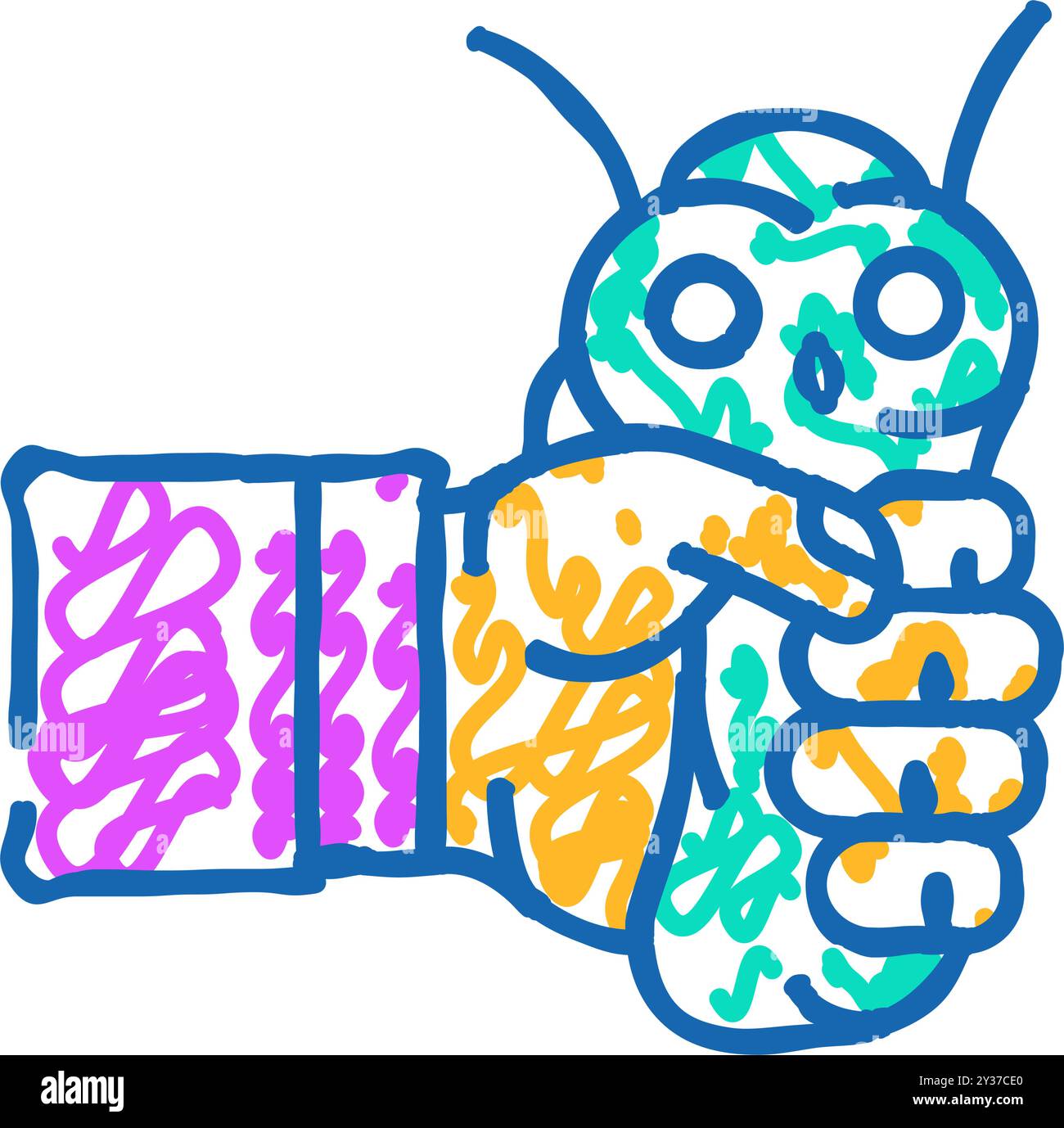 squeeze toy fidget icon doodle illustration Stock Vector Image & Art ...