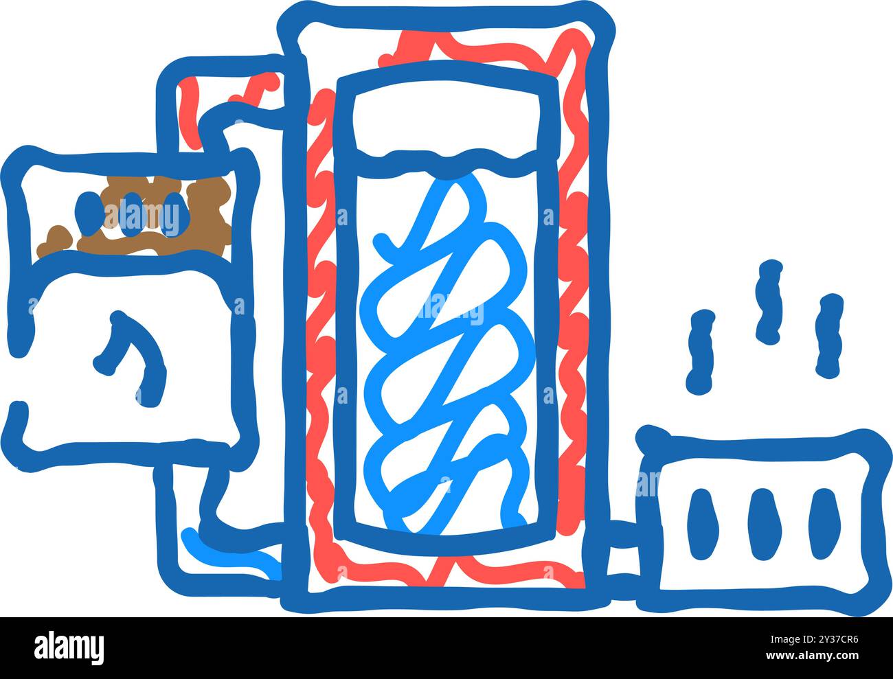 Biomass power system Cut Out Stock Images & Pictures - Alamy