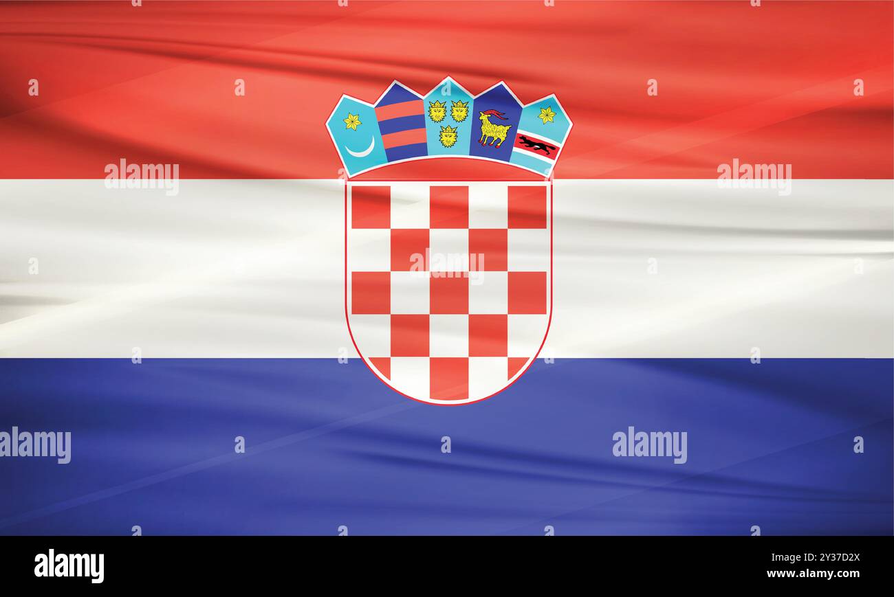 Editable vector croatia country flag hi-res stock photography and ...