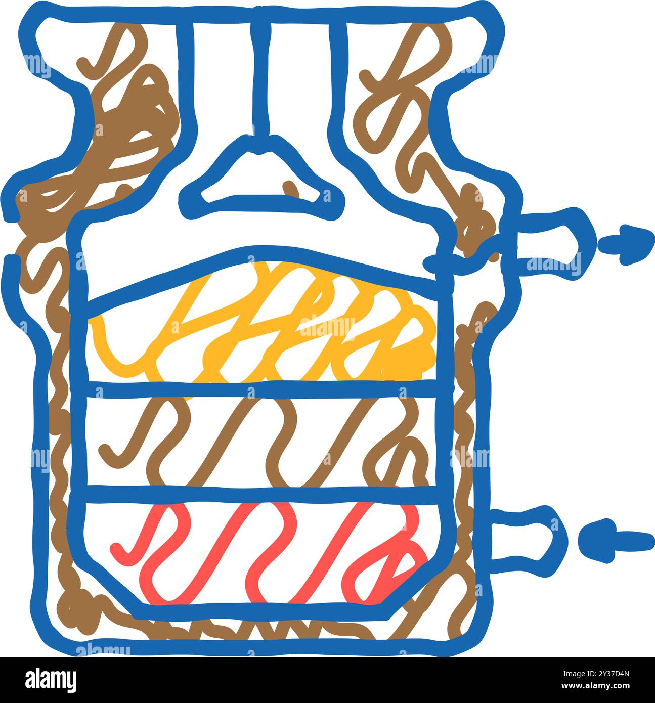 gasification biomass energy icon doodle illustration Stock Vector Image ...