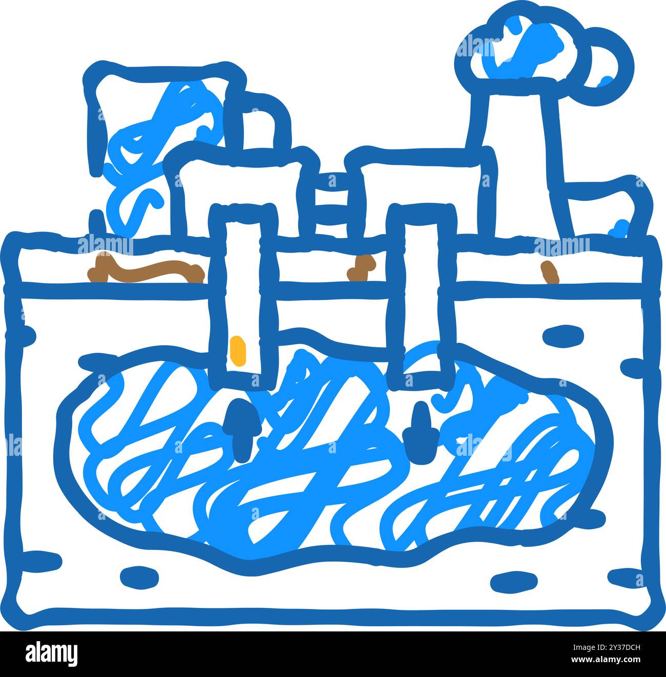 compressed air energy icon doodle illustration Stock Vector Image & Art ...