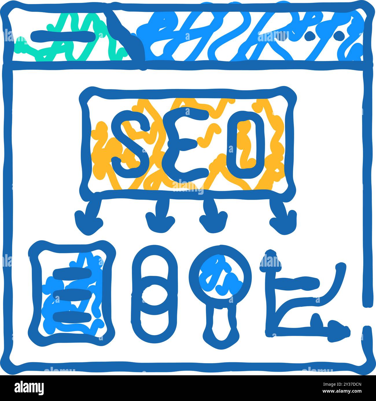 Pack search engine optimization Stock Vector Images - Alamy