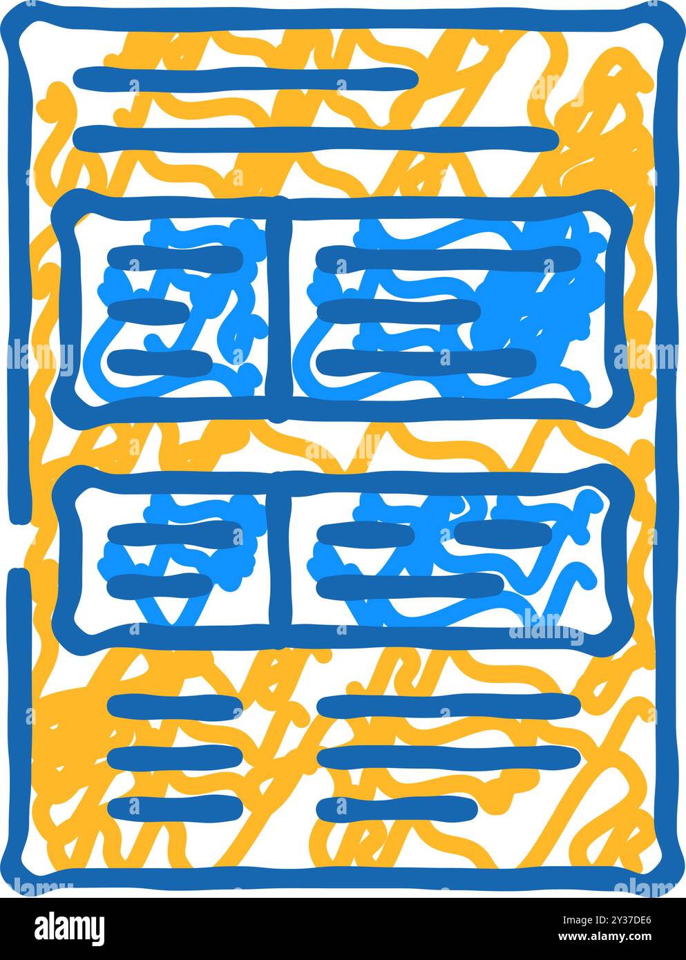 form list icon doodle illustration Stock Vector Image & Art - Alamy