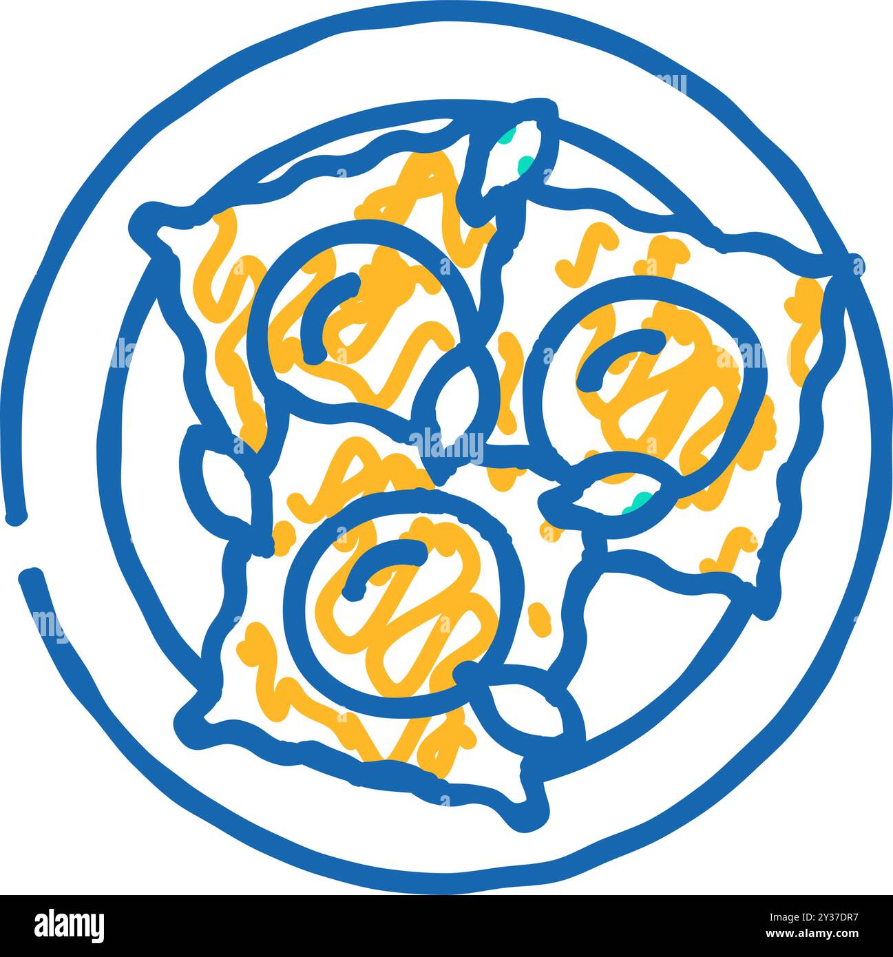 Vegetarian pasta salad italian Stock Vector Images - Alamy