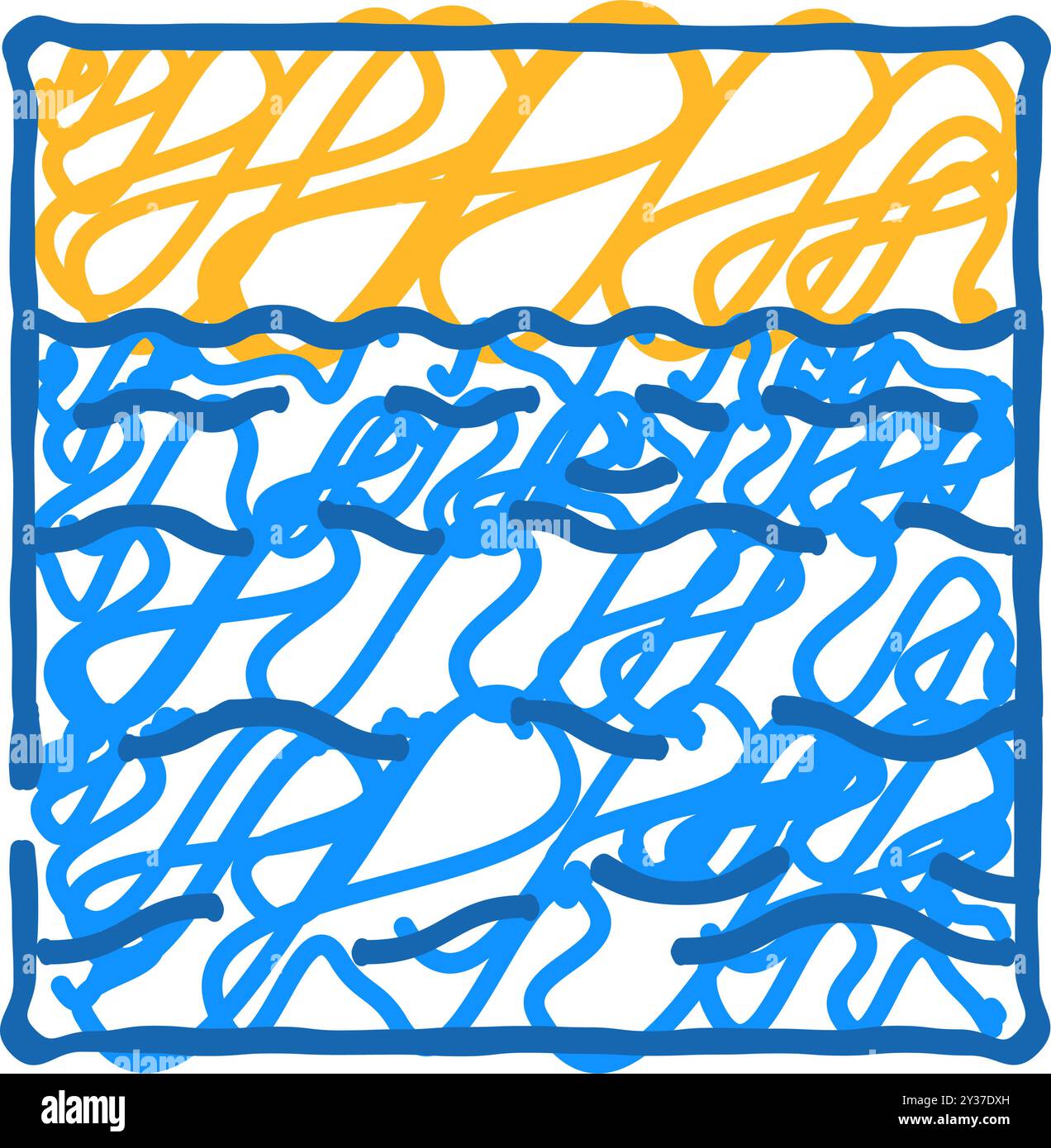 ocean waves tidal power icon doodle illustration Stock Vector Image ...