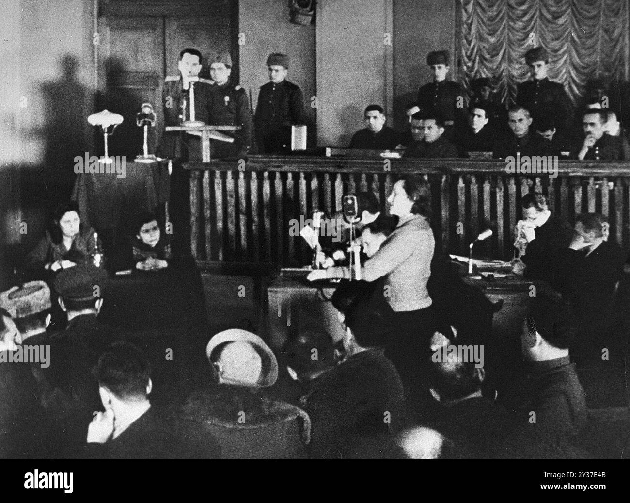 Dina Pronicheva, a Jewish survivor of the Babi Yar massacre, testifies ...