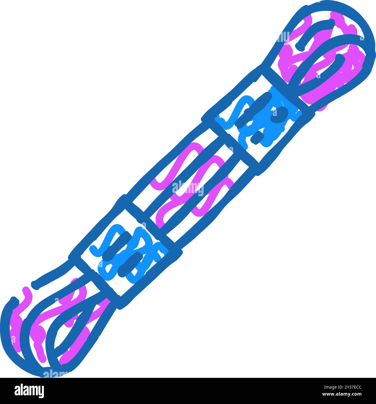 floss embroidery hobby icon doodle illustration Stock Vector Image ...