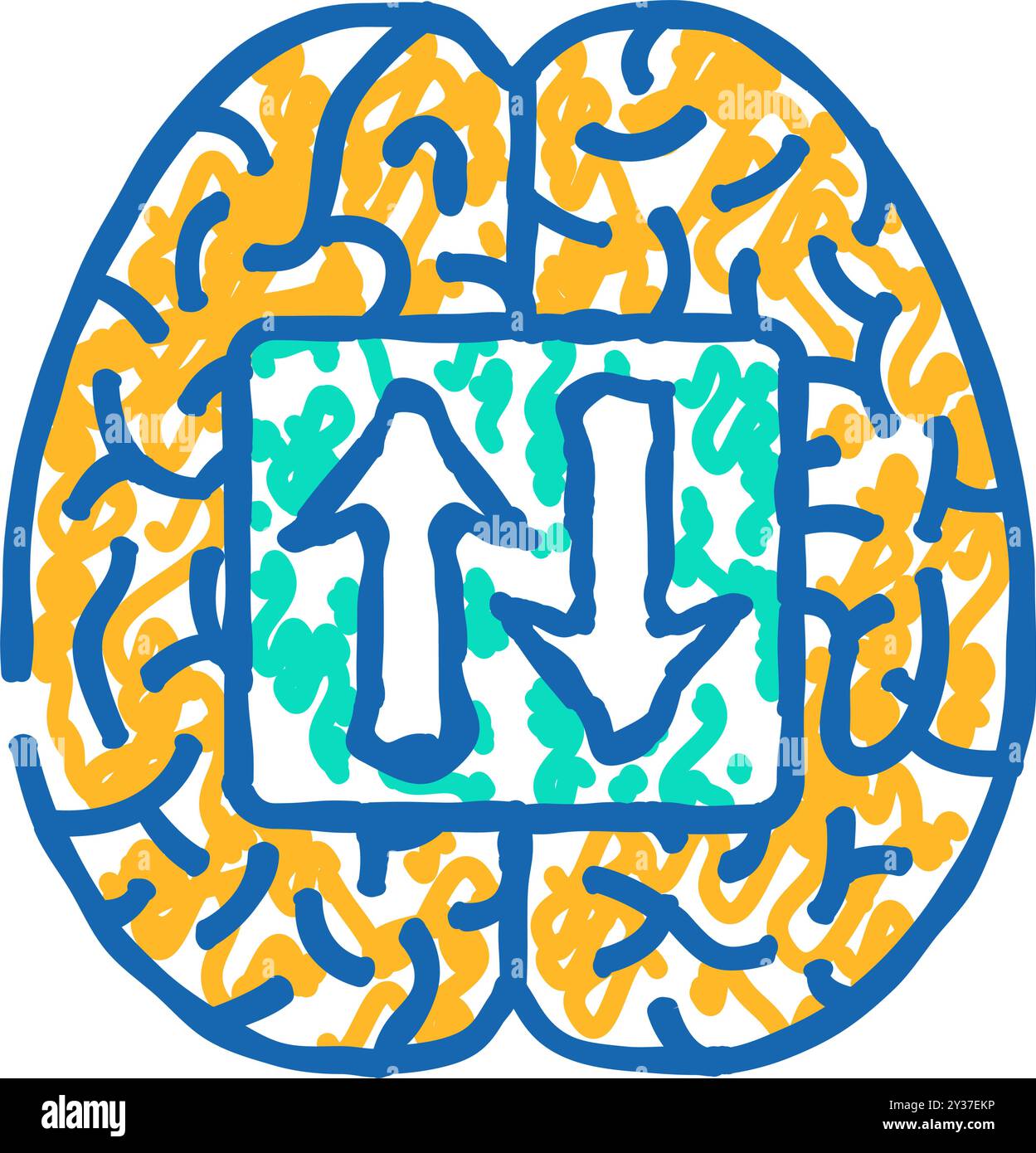 neuroplasticity neuroscience neurology icon doodle illustration Stock ... neuroplasticity neuroscience neurology icon doodle illustration Stock ...