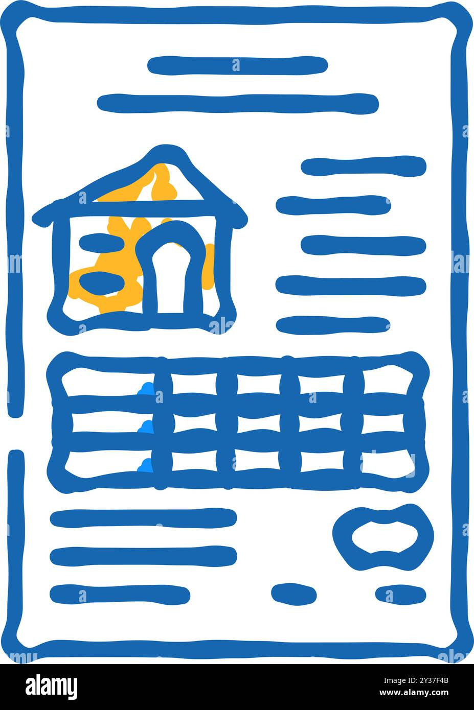 estate planning financial advisor icon doodle illustration Stock Vector ...