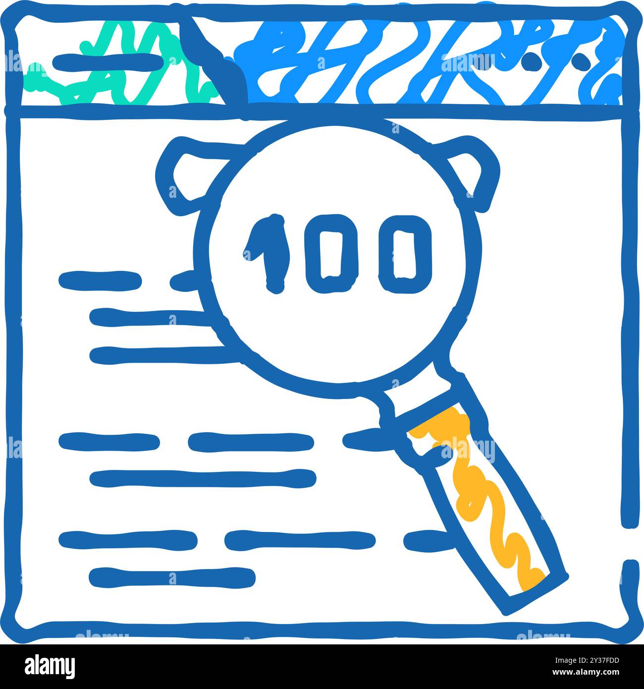 indexing seo icon doodle illustration Stock Vector Image & Art - Alamy