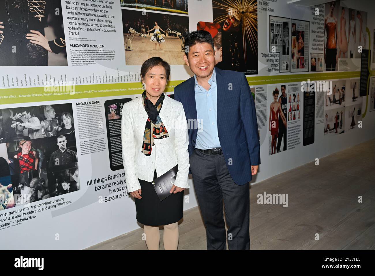LONDON, ENGLAND: 12th September 2024: Attendees at the 胡兵 is an ...