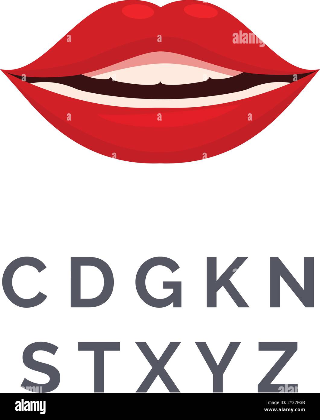 Helpful illustration for speech therapists showing the correct mouth ...