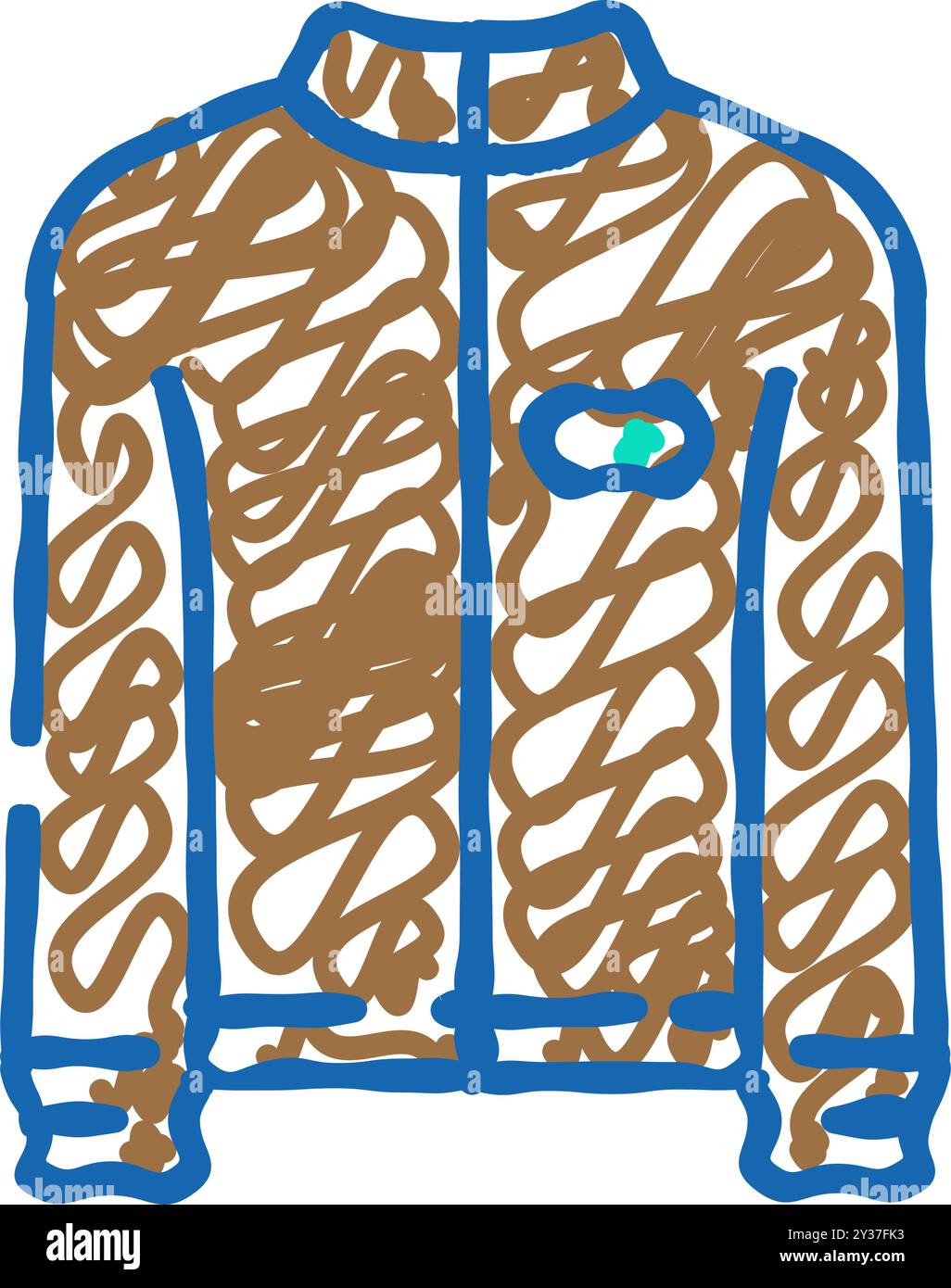 windbreakers streetwear cloth fashion icon doodle illustration Stock ...