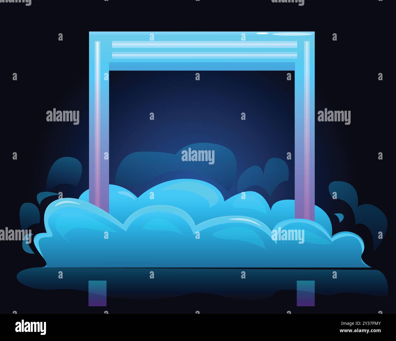 Abstract mystical portal in Cut Out Stock Images & Pictures - Alamy
