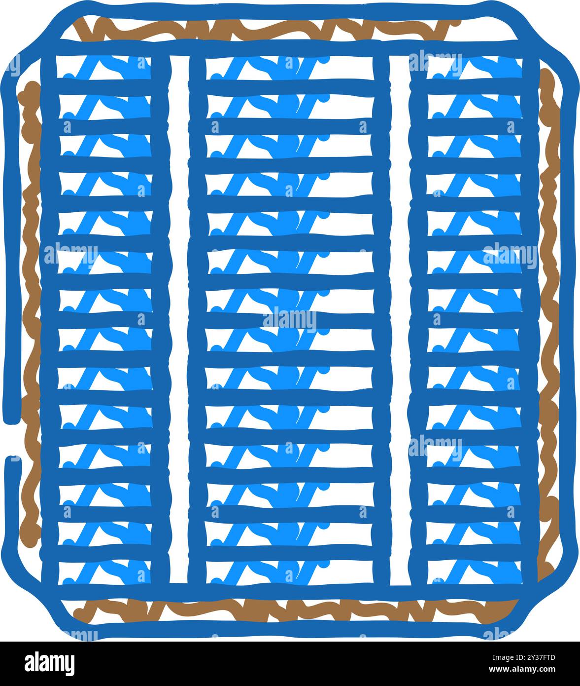 photovoltaic cells solar panel icon doodle illustration Stock Vector ...
