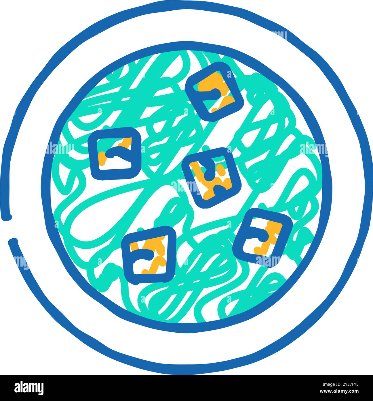 palak paneer indian cuisine icon doodle illustration Stock Vector Image ...