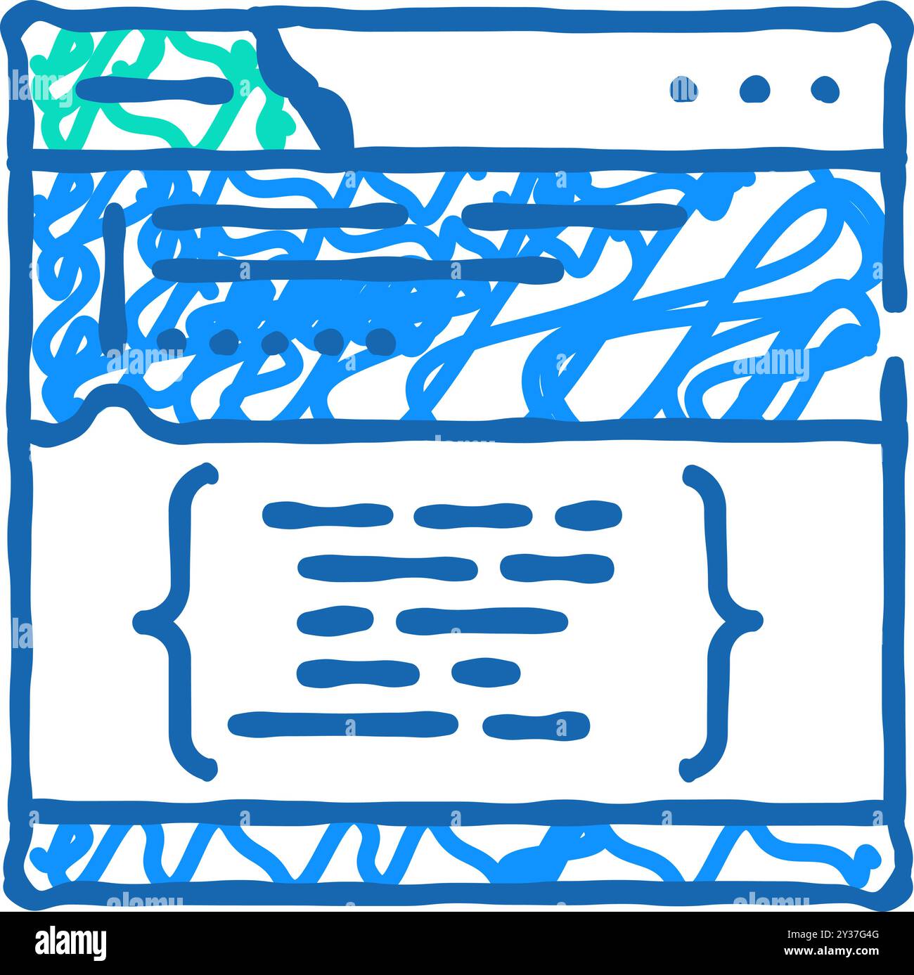 schema markup seo icon doodle illustration Stock Vector Image & Art - Alamy