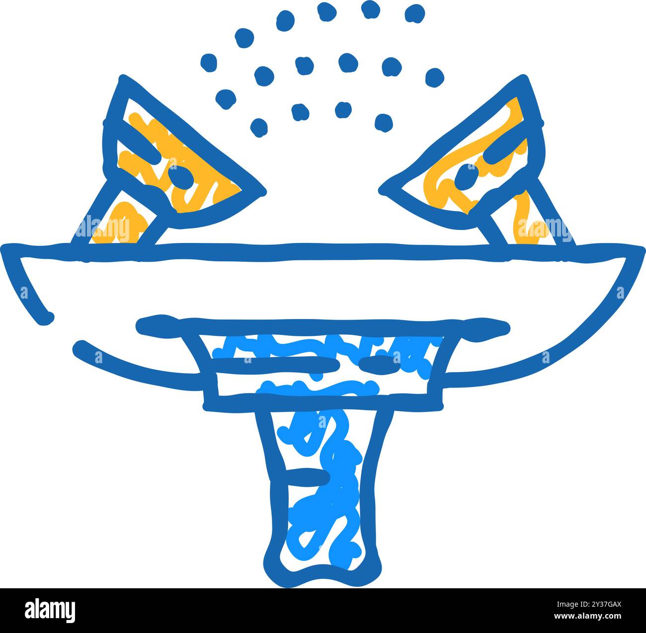 eye wash station ppe protective equipment icon doodle illustration ...