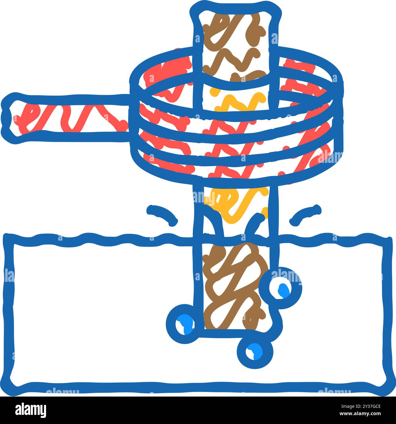 hardening blacksmith metal icon doodle illustration Stock Vector Image ...