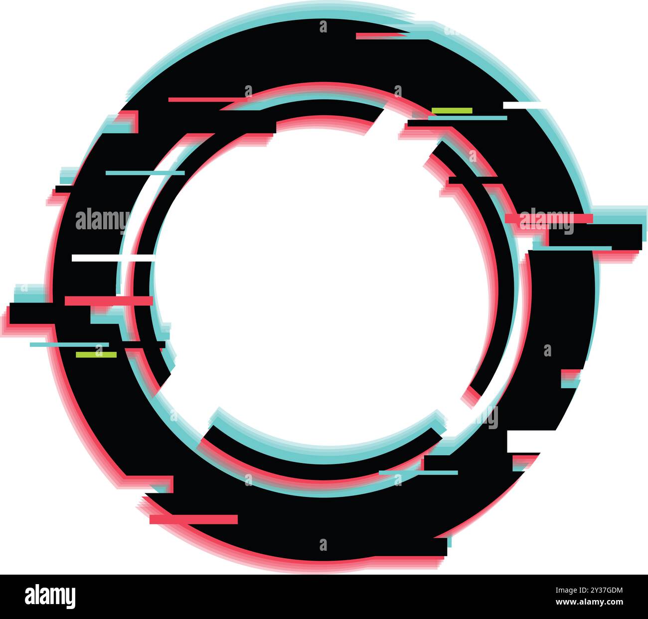 Glitch on damaged computer screen hi-res stock photography and images ...