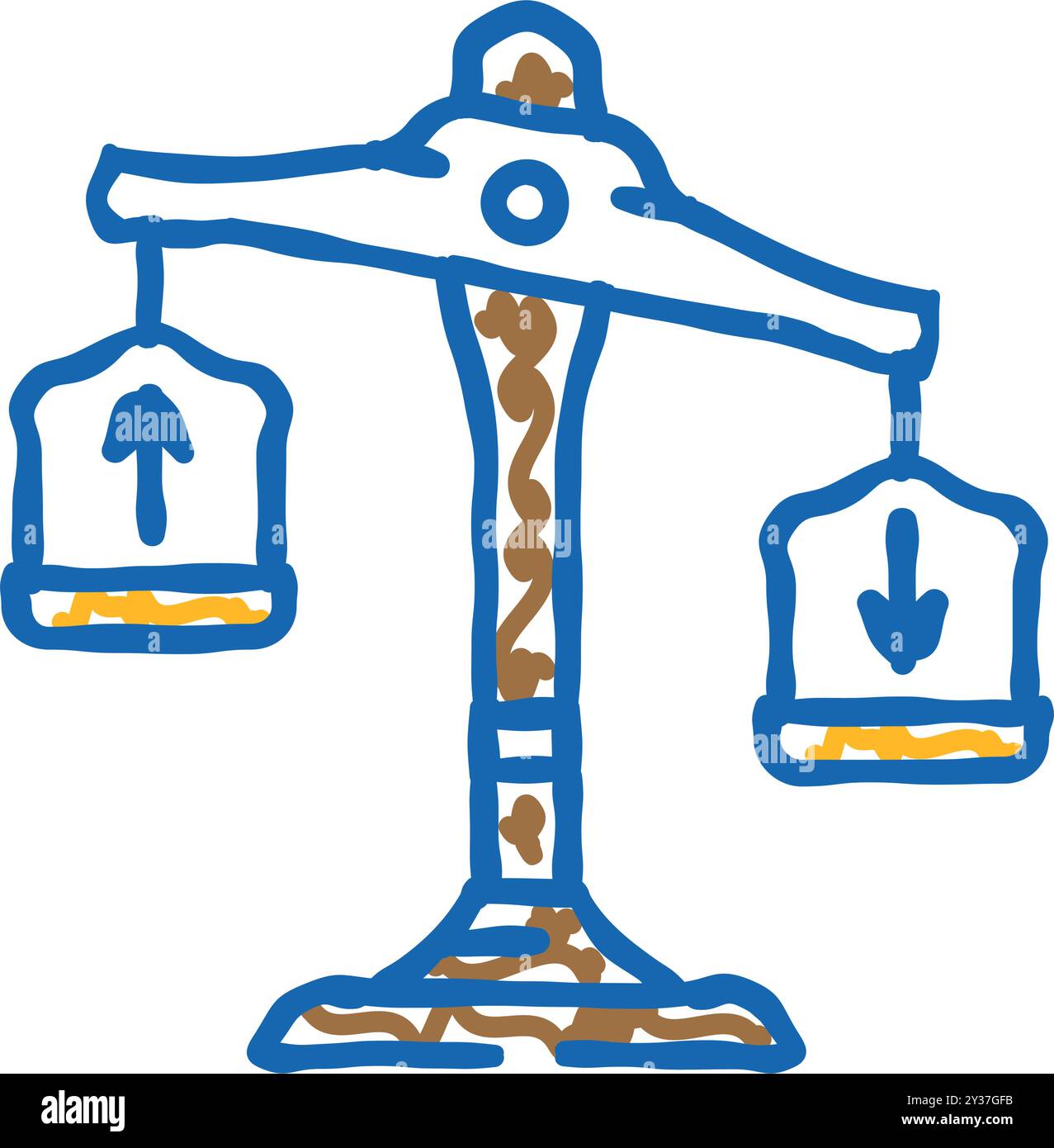 Tipping scales Stock Vector Images - Alamy