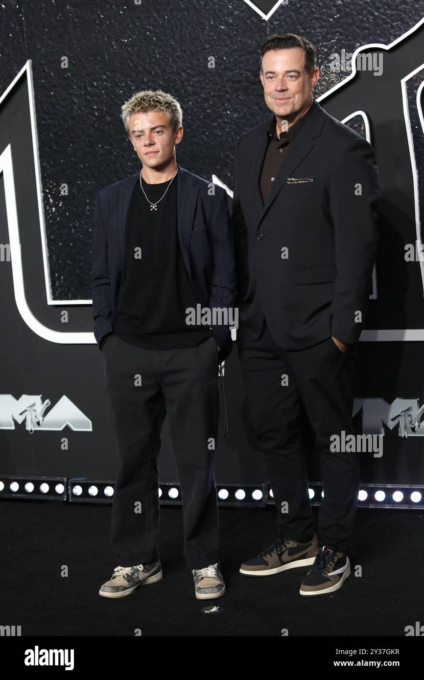 New York, New York, USA. 11th Sept. 2024. Jackson Daly and Carson Daly ...