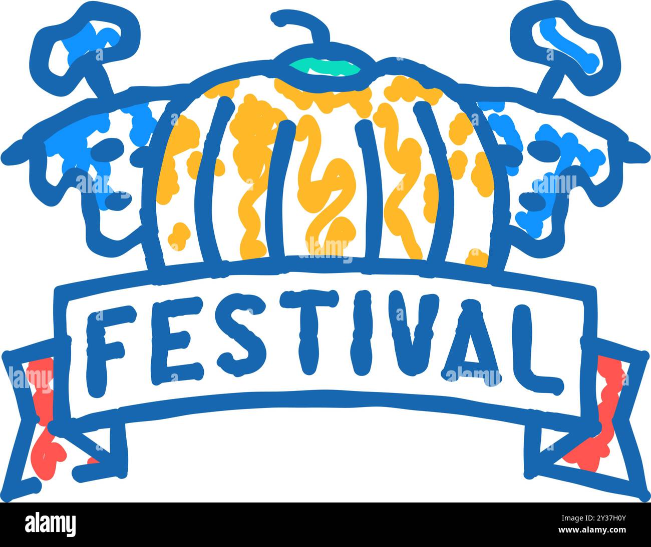 fall festivals autumn icon doodle illustration Stock Vector Image & Art ...