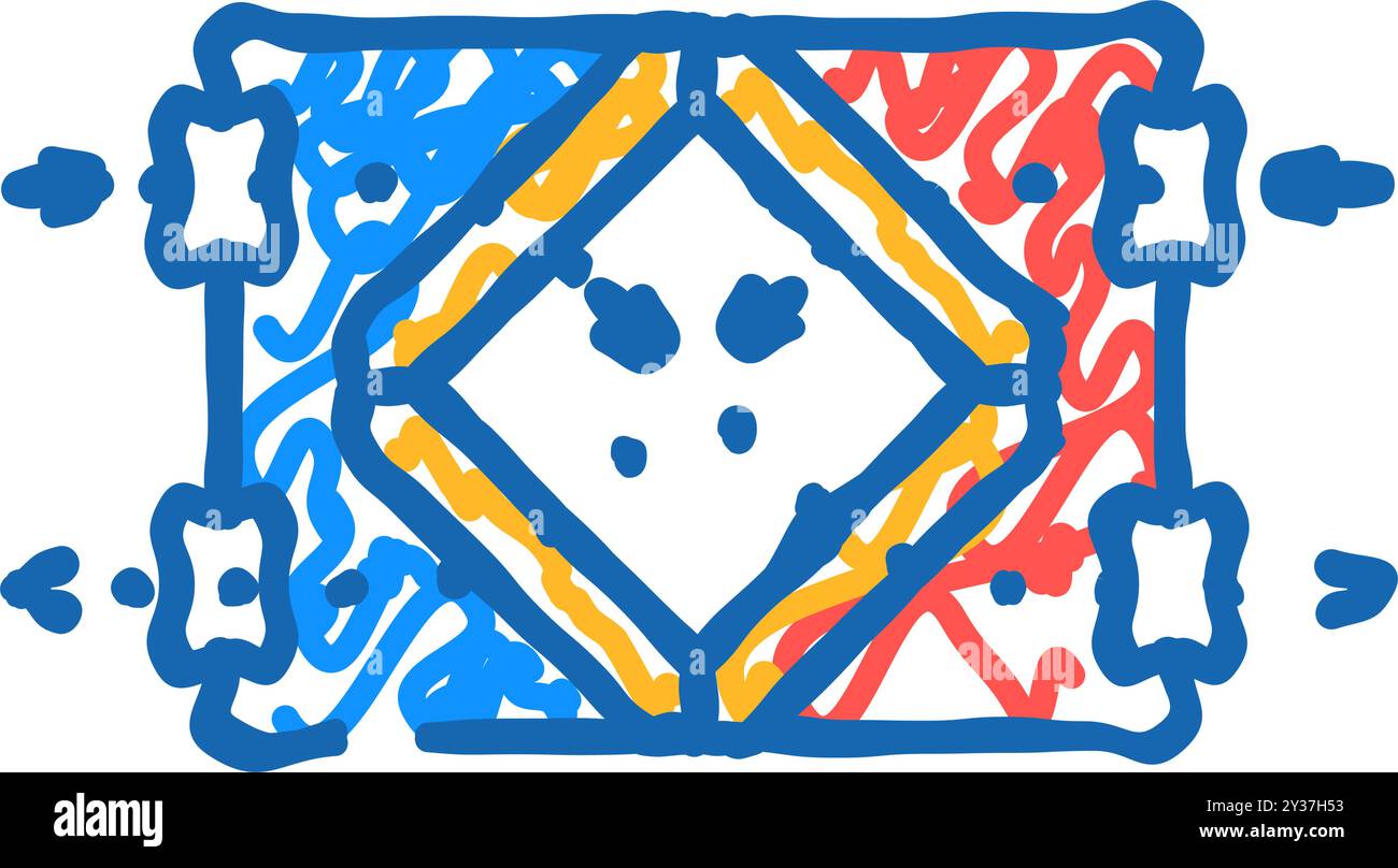 heat recovery ventilation hrv icon doodle illustration Stock Vector ...